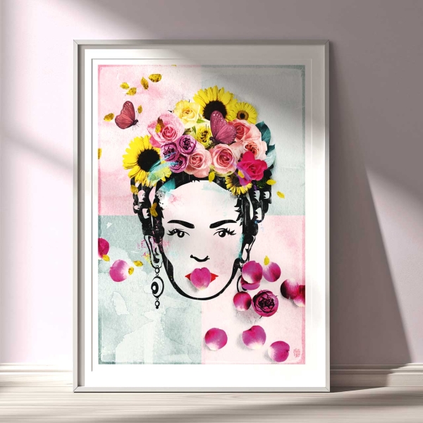 Poster in Premium-Qualität | Flower Woman | chili type